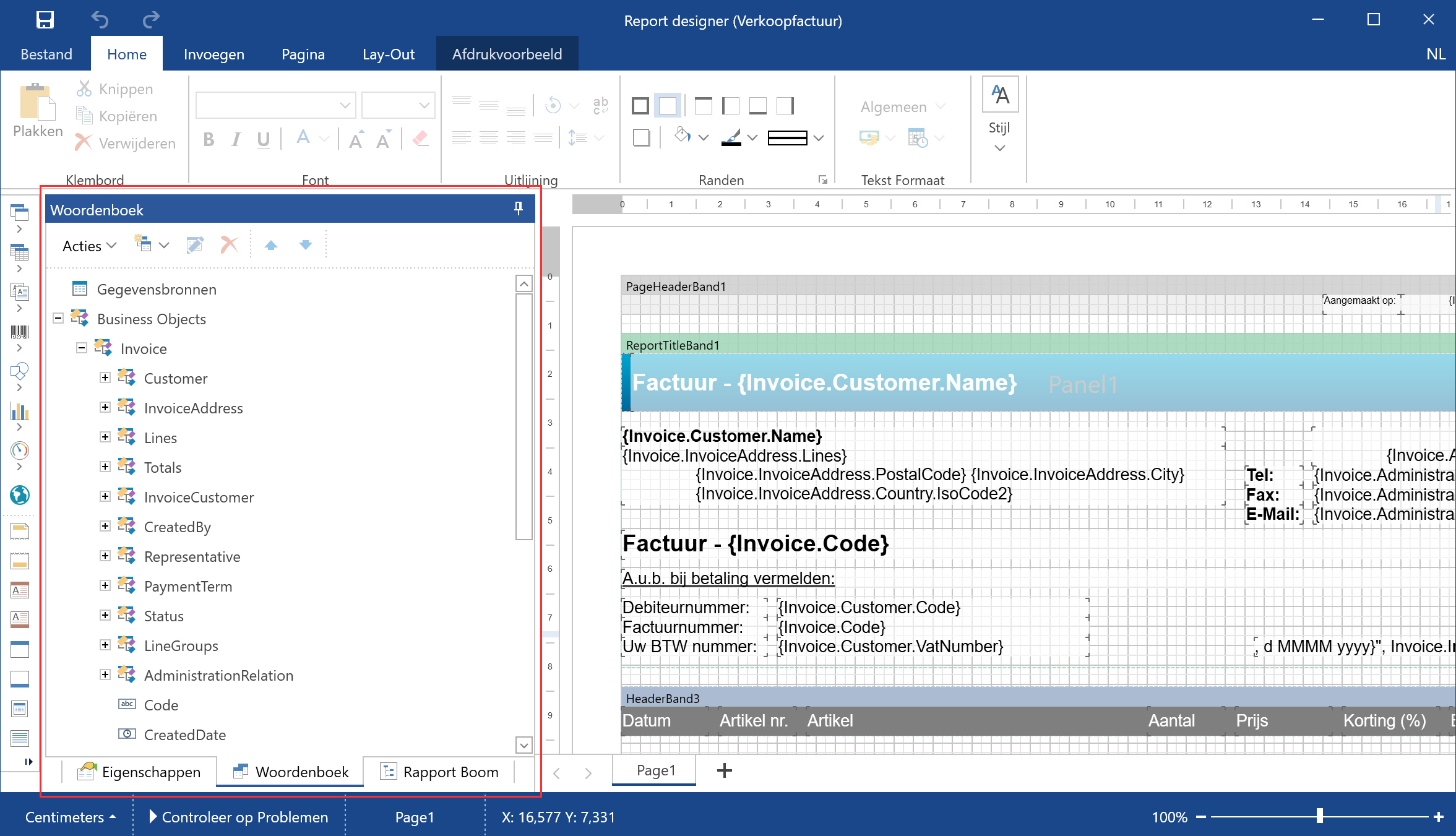 Working with the Report Designer in ReflexBlue — ReflexSystems Documentation