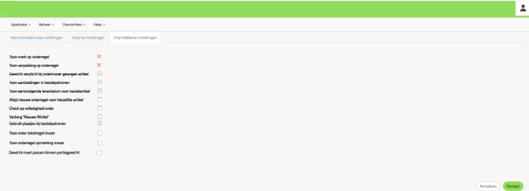 Handleiding Beheerdersomgeving Internet Bestel V4 — ReflexSystems Documentation